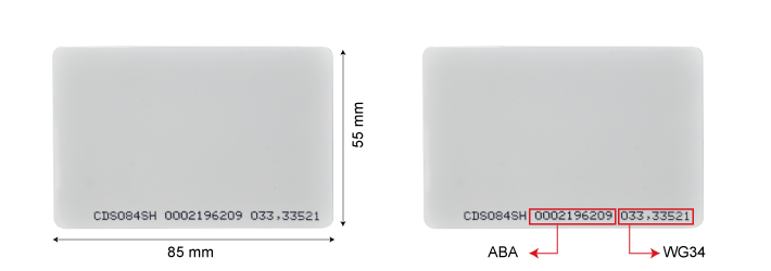 CDS084SH- EM THIN PROXIMITY CARD | MAGNET Security